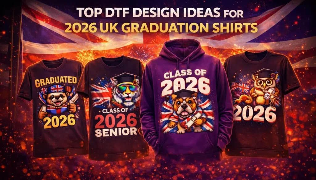 Top DTF Design Ideas For 2026 UK Graduation Shirts
